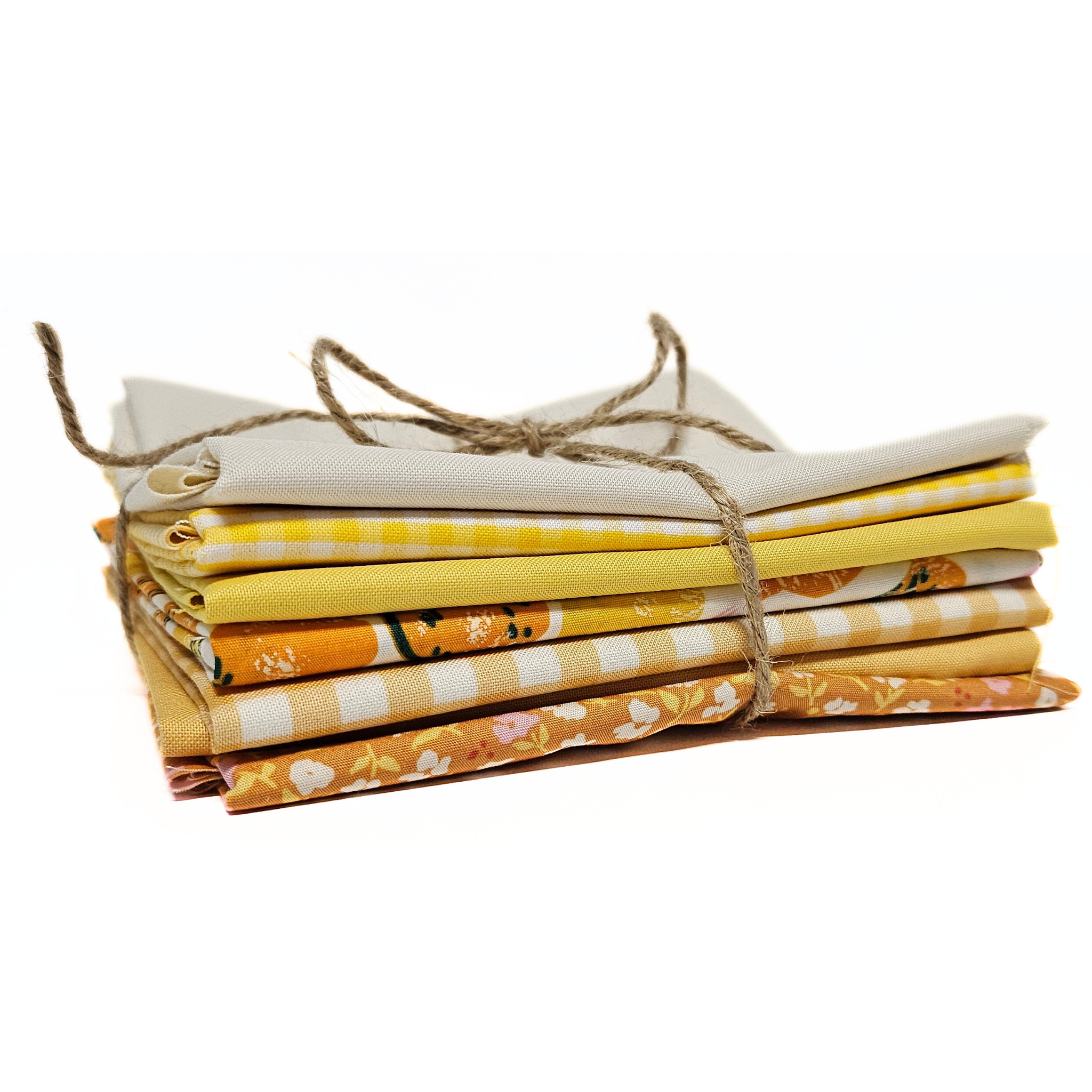 10 Fat Quarter Bundle – Gingham Style Quilting Fabric | Angie & Coco ...