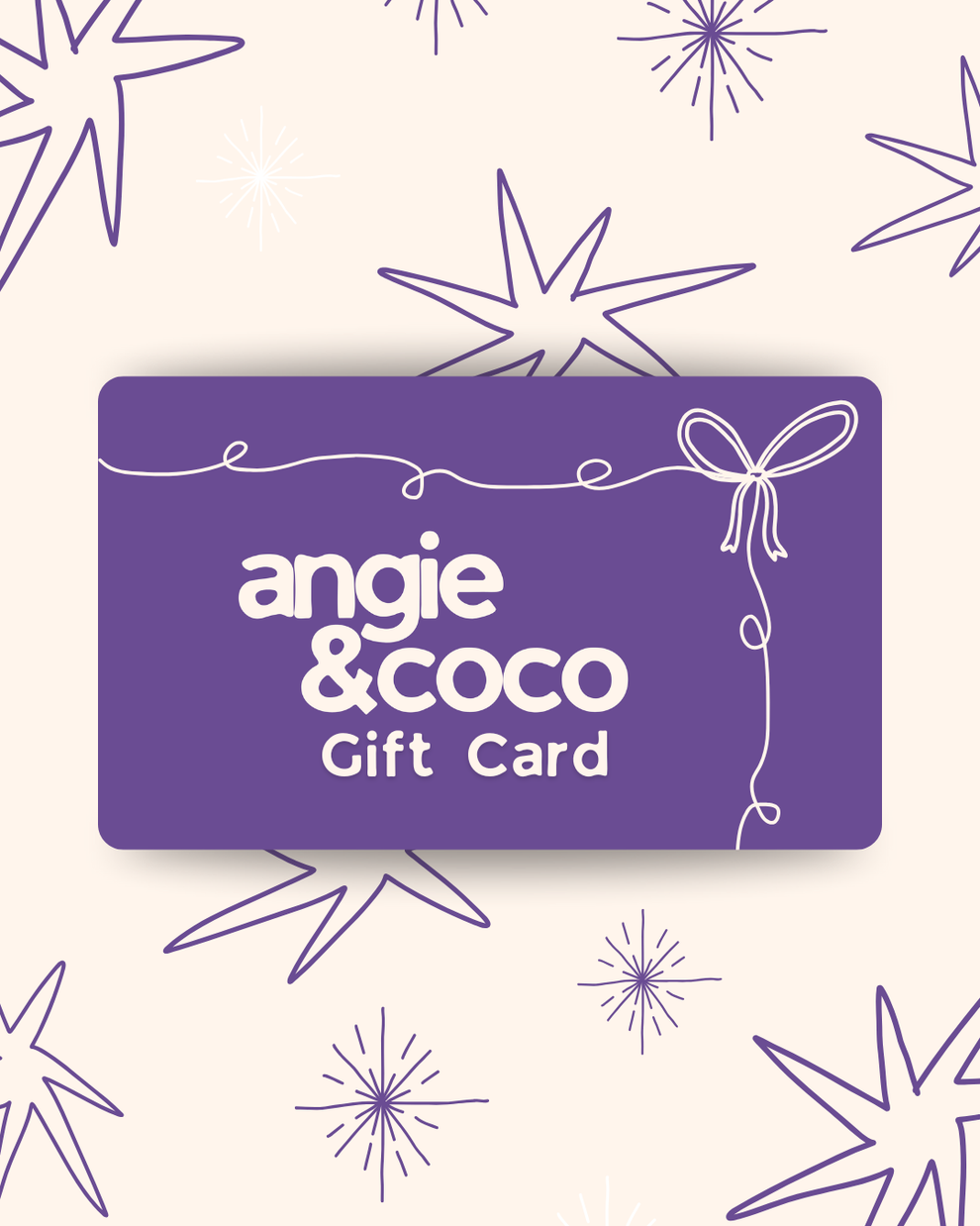 Angie and Coco Gift Card